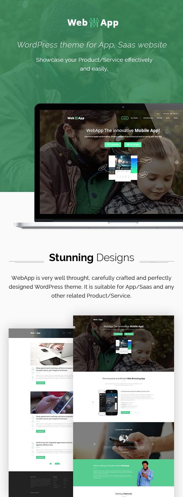 Webapp – App – Saas WordPress Theme (WordPress) | FCCo