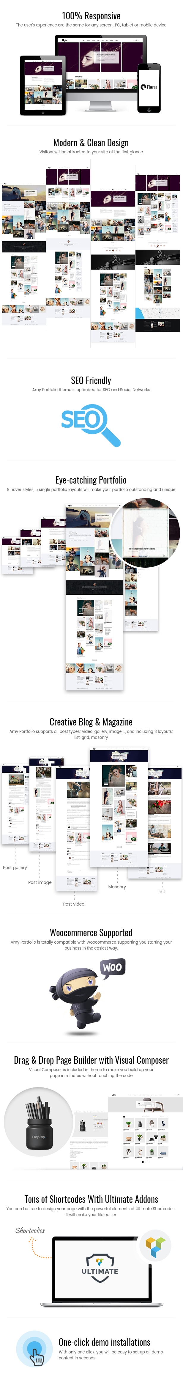 Floret – Creative Multipurpose WordPress Theme (Portfolio) | FCCo